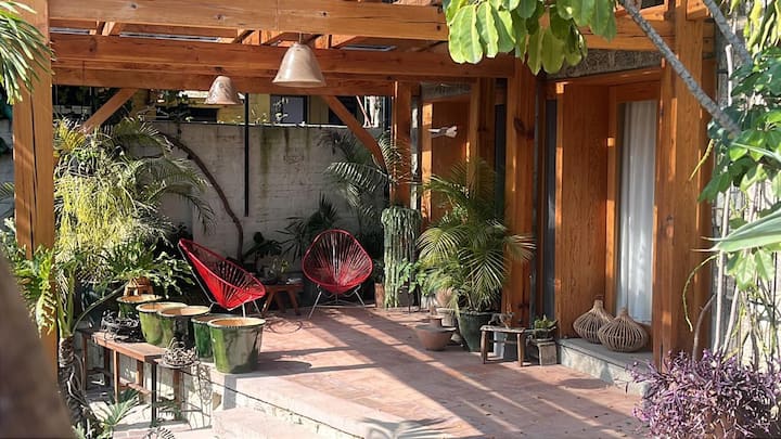 Hermoso Bungalow Con Terraza Y Jardín En Oaxaca - Oaxaca