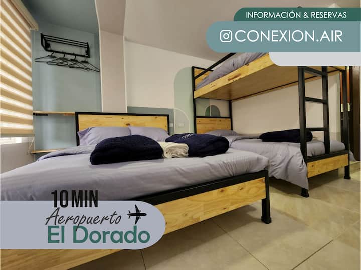 Habitación Priv 10min Aeropuerto E - Bogota