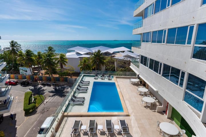 En La Mejor Ubicacion Vista Al Mar Gratis Desayuno - San Andrés