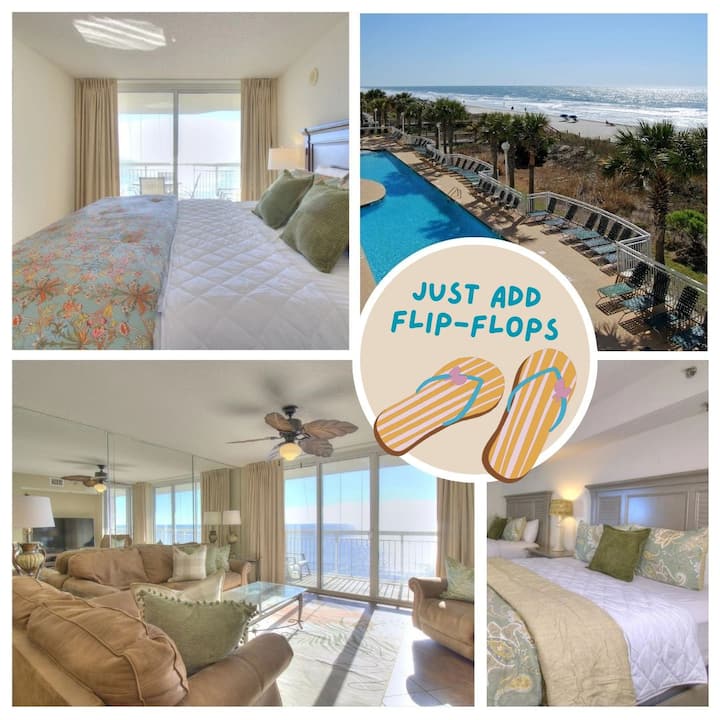 Oceanfront 3br/3ba Crescent Shores - North Myrtle - North Myrtle Beach, SC