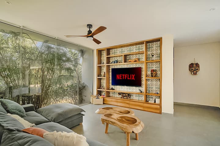 Villa Yakunah_5 Min Walk To Lagoon_18guest_wifi_ac - Akumal