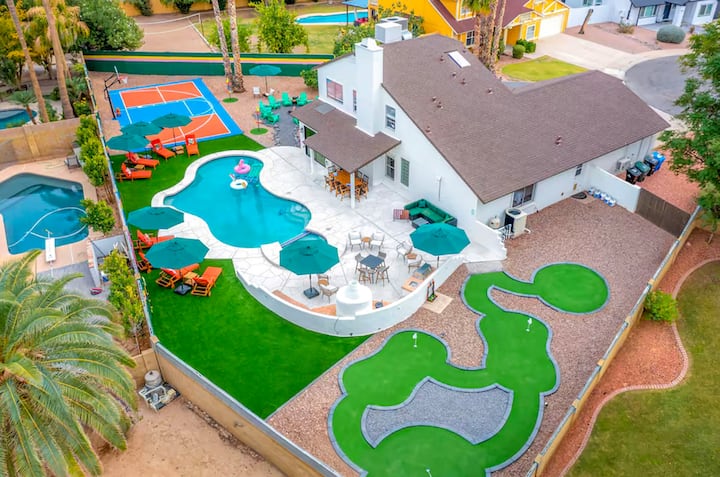 Basketball, Pickleball, Golf, Heated Pool, Hot Tub - Phoenix, AZ