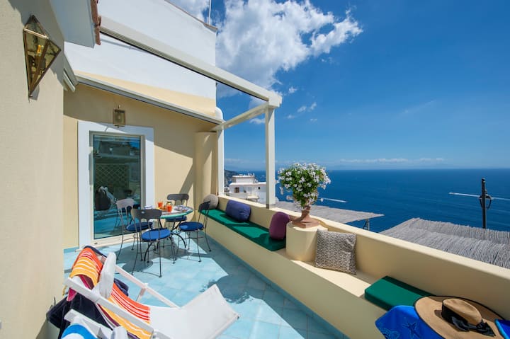 Casetta Del Sole - Freshly Renovated With Sea View - Praiano