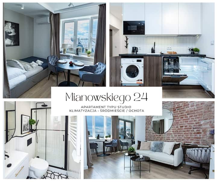 Mianowskiego 24 - Studio • Klimatyzacja - Varsavia