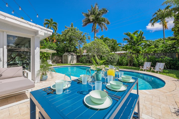 Outstanding Modern Villa/heated Pool/mins To Beach - Fort Lauderdale, FL