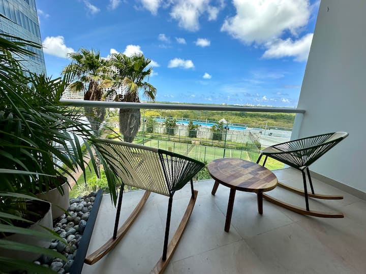 Depto. Moderno 3 Recámaras + Alberca Y Gym Cancún - Cancún