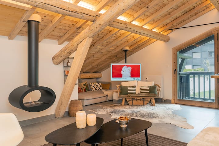 Nid Douillet Rénové Sur Les Pistes (Ski In & Out) - Megève