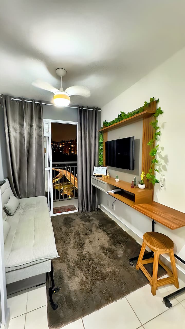 Ap 1 Quarto/varanda, Burle Marx! - Santo Amaro