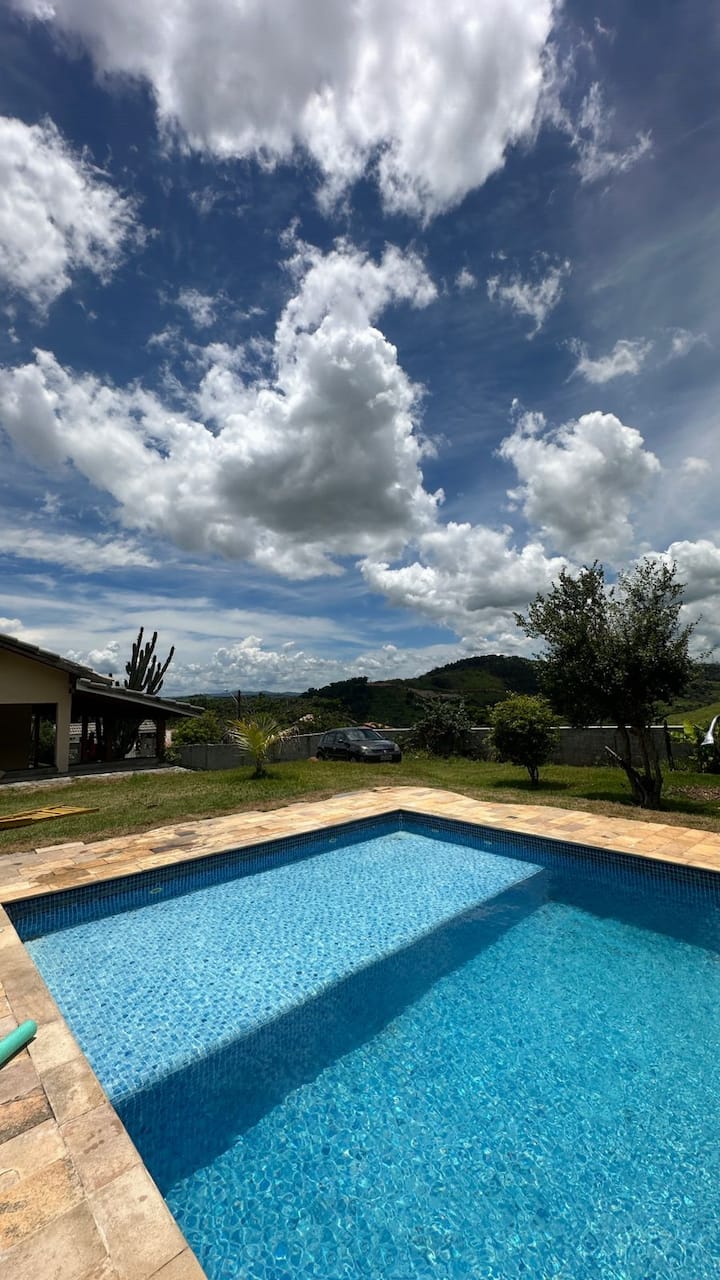 Casa/chácara C/piscina Condomínio Fechado-atibaia - Atibaia