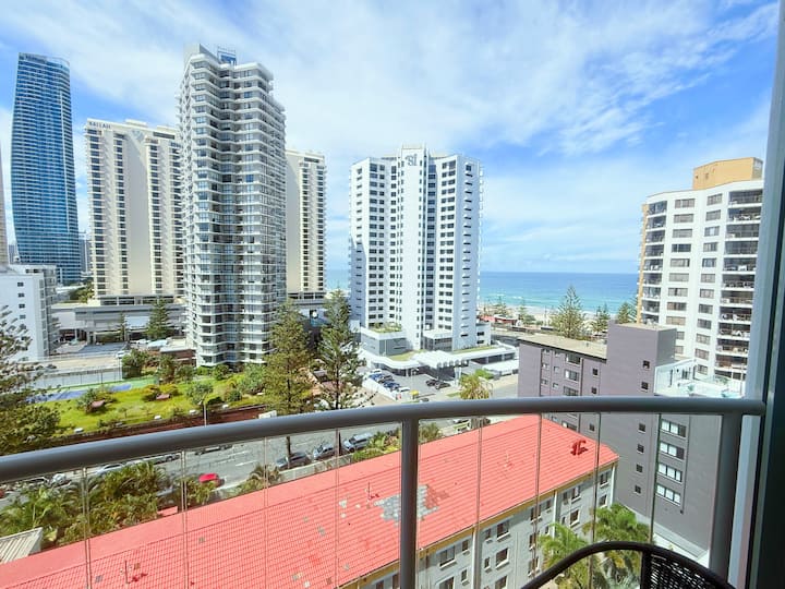 1冲浪者天堂surfers Paradise 酒店双床房 Close To Beach 位于8楼 - Surfers Paradise