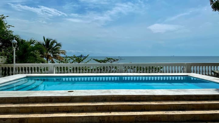 Casa Roca De Piedra Con Playa - Ciénaga