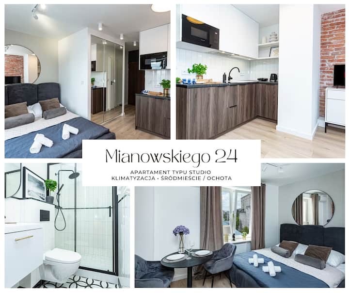 Mianowskiego 24 - Studio • Klimatyzacja - Warsaw