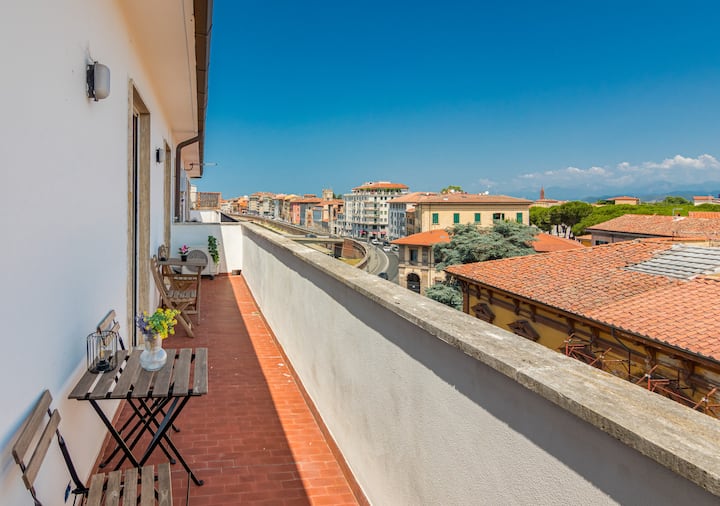 [Borg Dx] Attico Terrazza Vista Lungarni Pisani - Pise