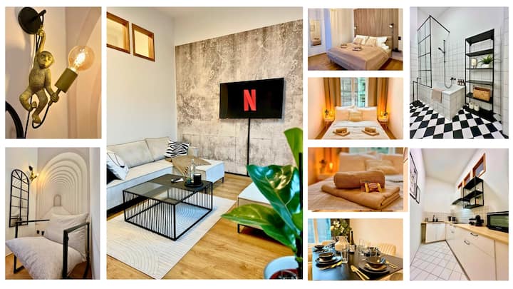 City | Kitchen | Parking | Netflix | Free-tv - Leipzig