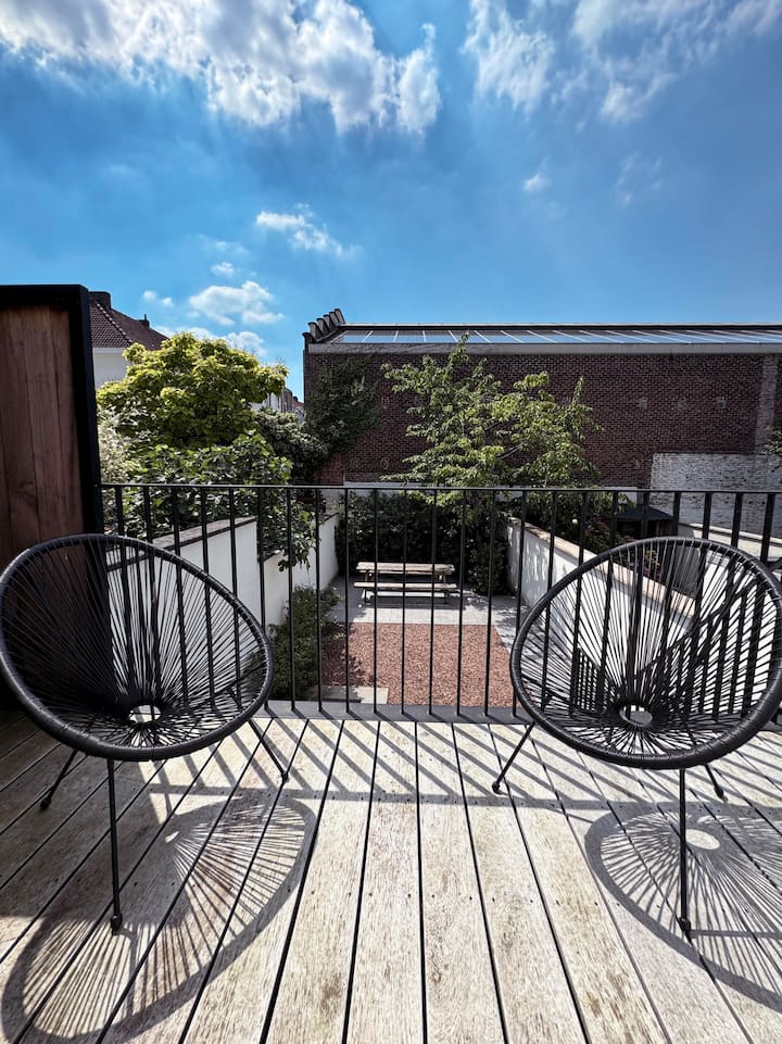 Moderne Luxe: Stadsleven Met Terras & Stadstuin - Melle