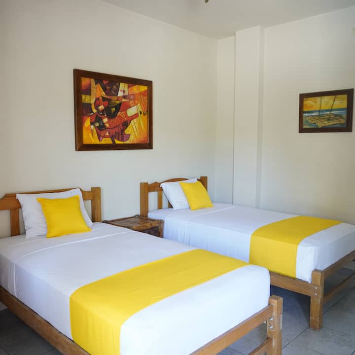 Habitación Con 2 Camas, Para 2 Personas Cercaplaya - Máncora