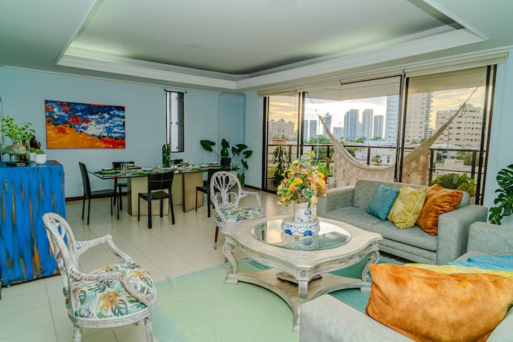 Large Room For With Sea View And Private Bathroom - Cartagena de Indias