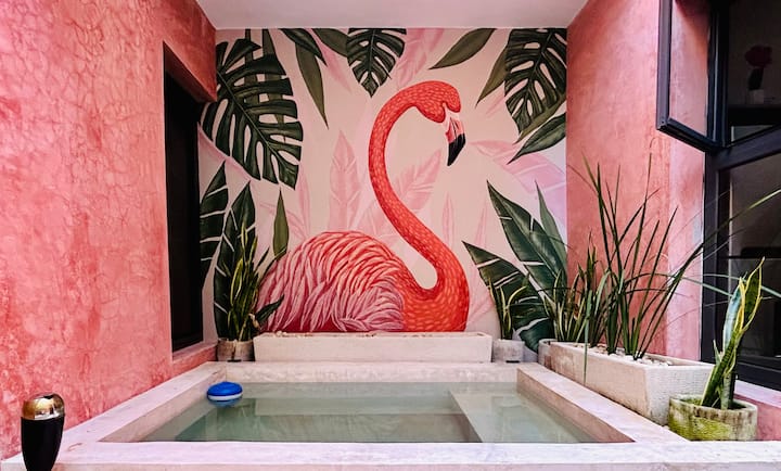 Departamento Flamingos 2br Private Pool - Mérida