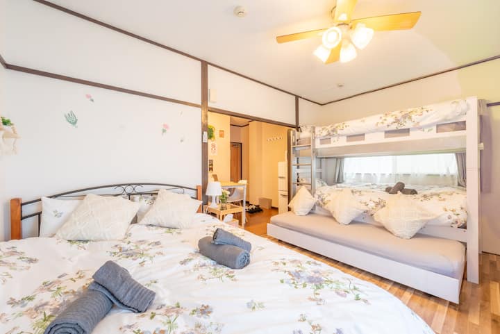 402newオープンセール！アクセス良好/usj /海遊館/大阪城/大阪万博/4ベッド/5人ok - Osaka, Japan
