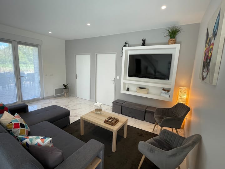 Belle Maison Au Calme Avec Parking - Caen