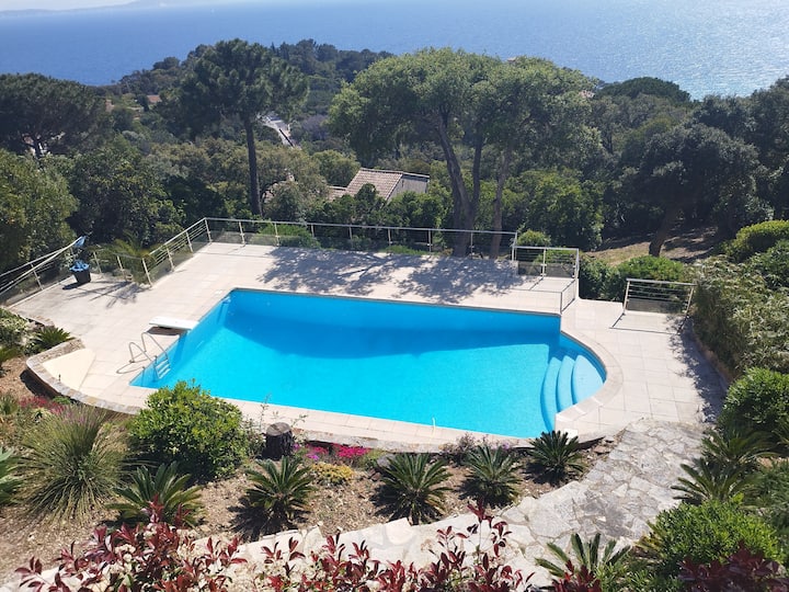 Rayol, Villa Piscine Vue Mer - Cavalaire-sur-Mer
