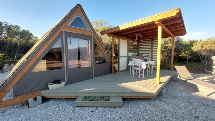 Glamping Villa Oliveta Tente Il Ginepro Vue Mer - San Vincenzo