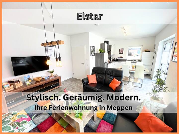 "Elstar"neubau Ebenerdig Carport Terrasse Netflix - Meppen