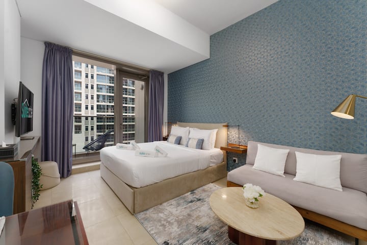Elevated Living Studio In Sparkle Tower- Suiteable - Dubai Marina
