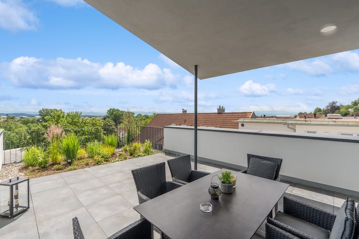 Anytime: Penthouse Mit Terrasse Und Bergsicht - Friedrichshafen
