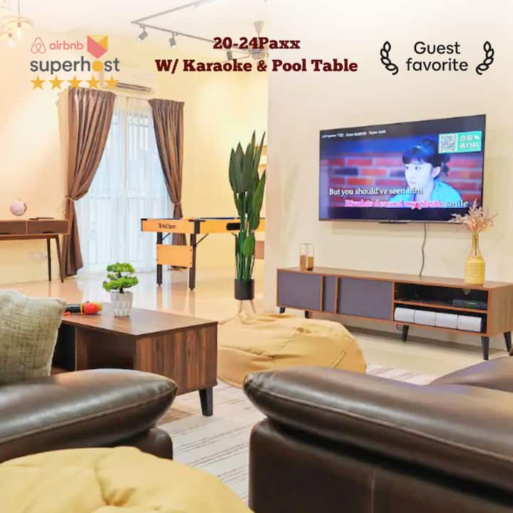 20-24paxx Near Sunway Lst World W/pool Tab& Karaok - Ipoh