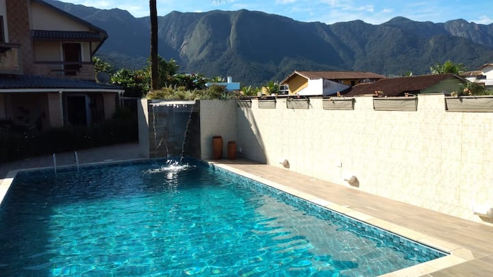 Lindo Sobrado Rústico Morada Da Praia  Boracéia - Bertioga