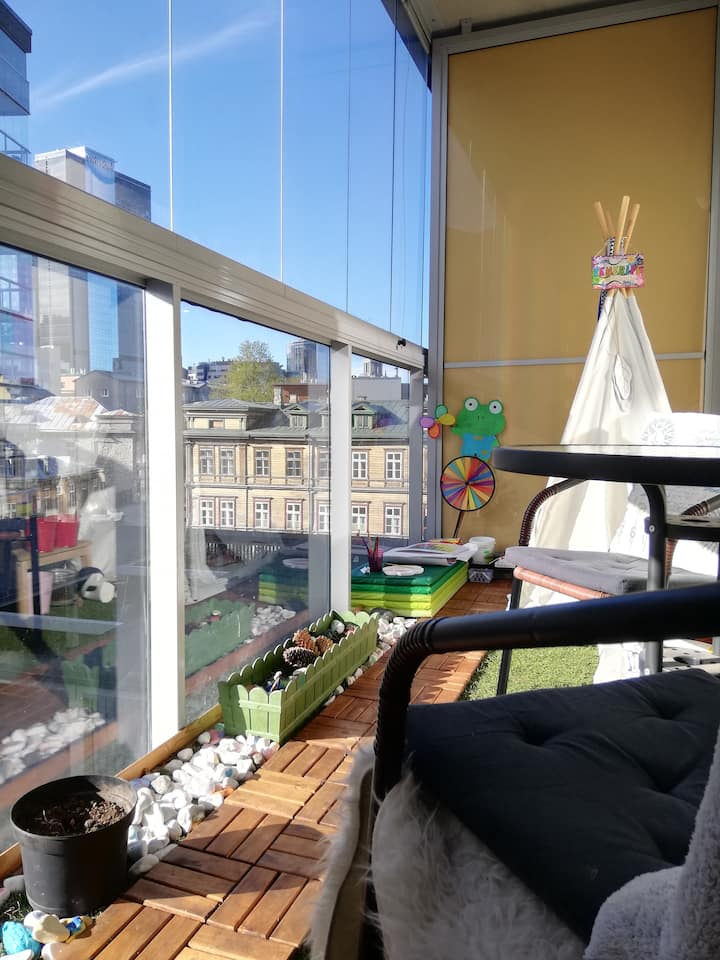 Asian-nordic Flat (Central W/ Free Parking) - Tallinn