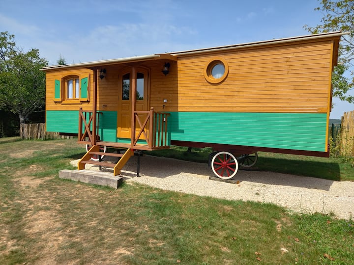 Gîte Insolite- Roulotte La Salamandre - La Roque-Gageac