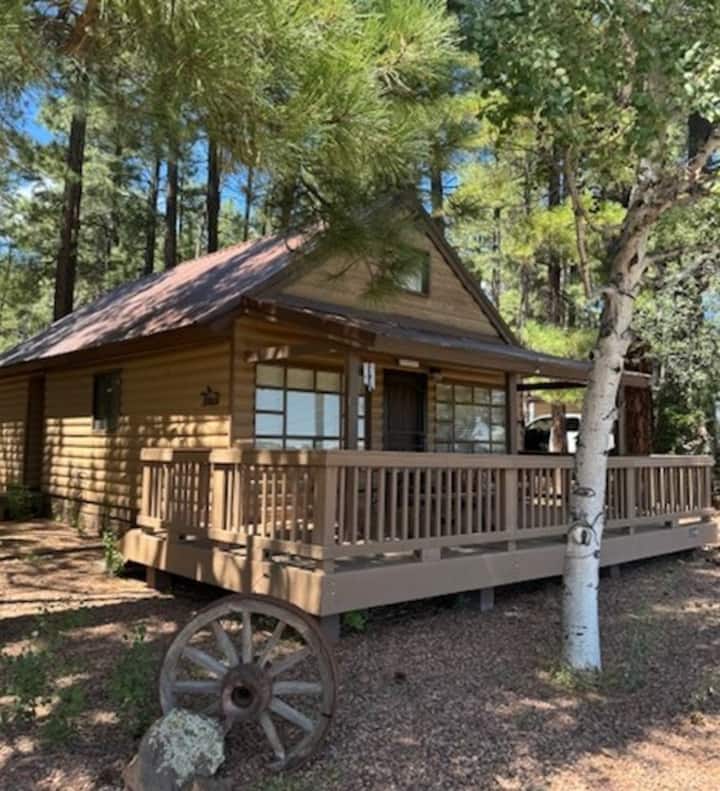 The Wagon Wheel Cabin - Mormon Lake, AZ