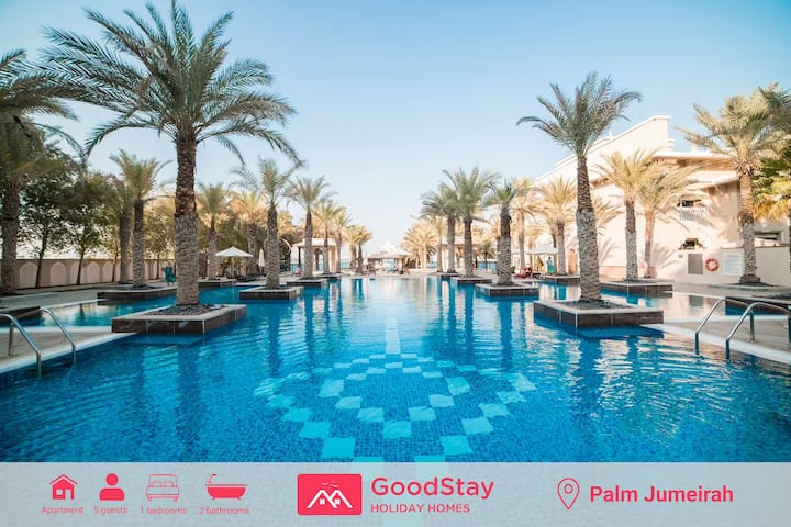 Private Beach, Spacious Fully-equipped 1 Bdr - Dubai