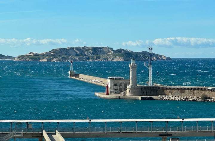 Vue Mer & Cathédrale De La Major - Marsella
