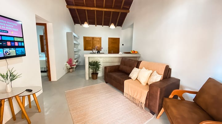 Casa Lane Trancoso, Ar-condicionado/wi-fi/2 Qtos - Trancoso