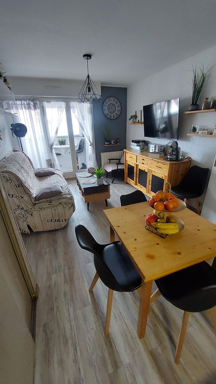 T2 + Logia / Mer 500m Marais 50m - Plage de Villers-sur-Mer