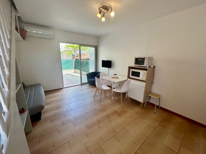 Maison T2 + Cabine - Proche Mer - Vias