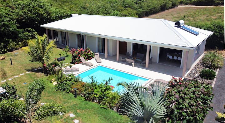 Rhumière Magnifique Villa 8p Piscine Proche Lagon - Guadeloupe