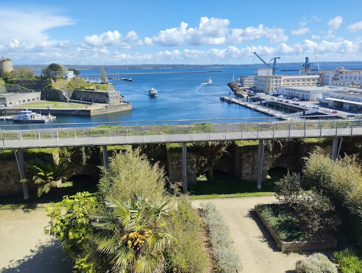 Appartement La Pérouse Vue Mer Et Château - Brest