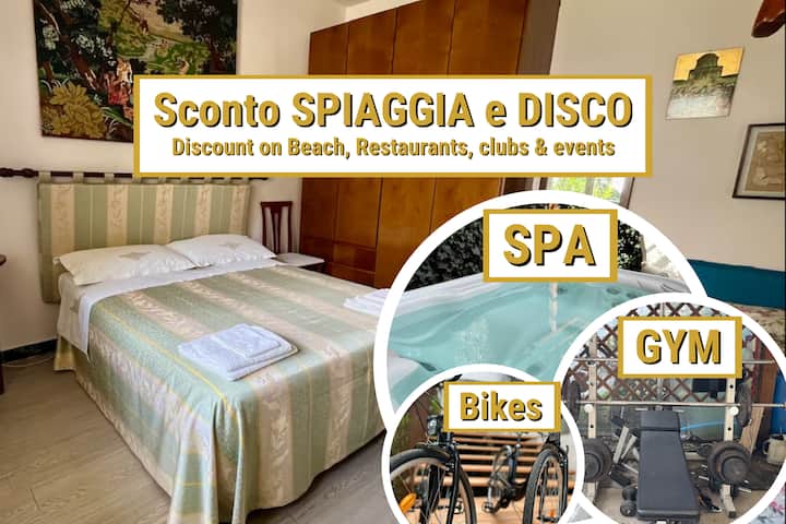 Stella Del Mare, Great Location! Ac, Yard & Spa - Misano Adriatico