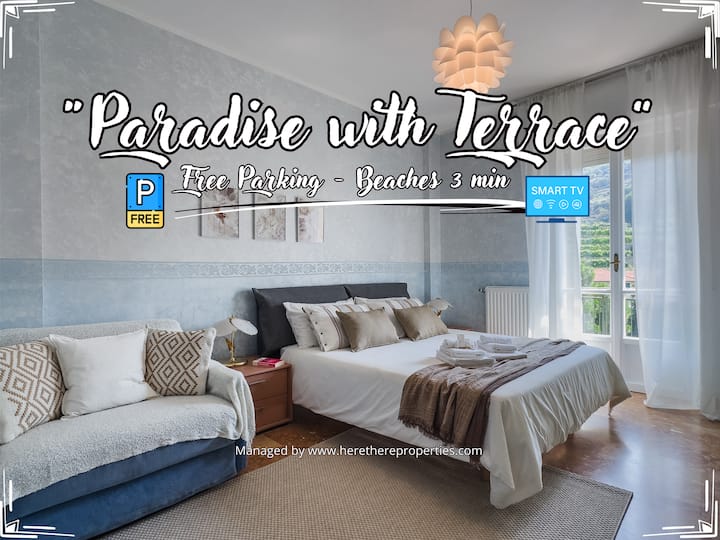 [Paradis Avec Terrasse] Parking Gratuit • Smart Tv - Noli