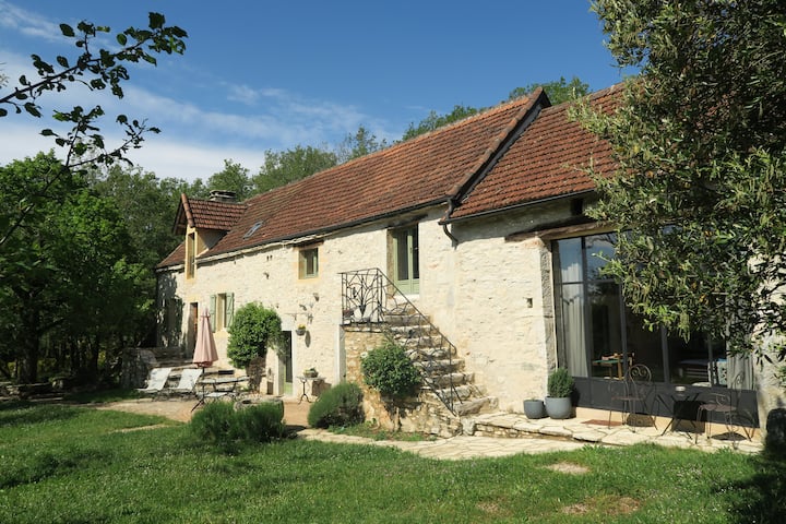 Maison De Charme Avec Vue Et Tranquillité - Saint-Cirq-Lapopie