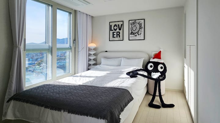 [여수달방] 신축/최상층테라스/오동도 도보5분 - Yeosu-si