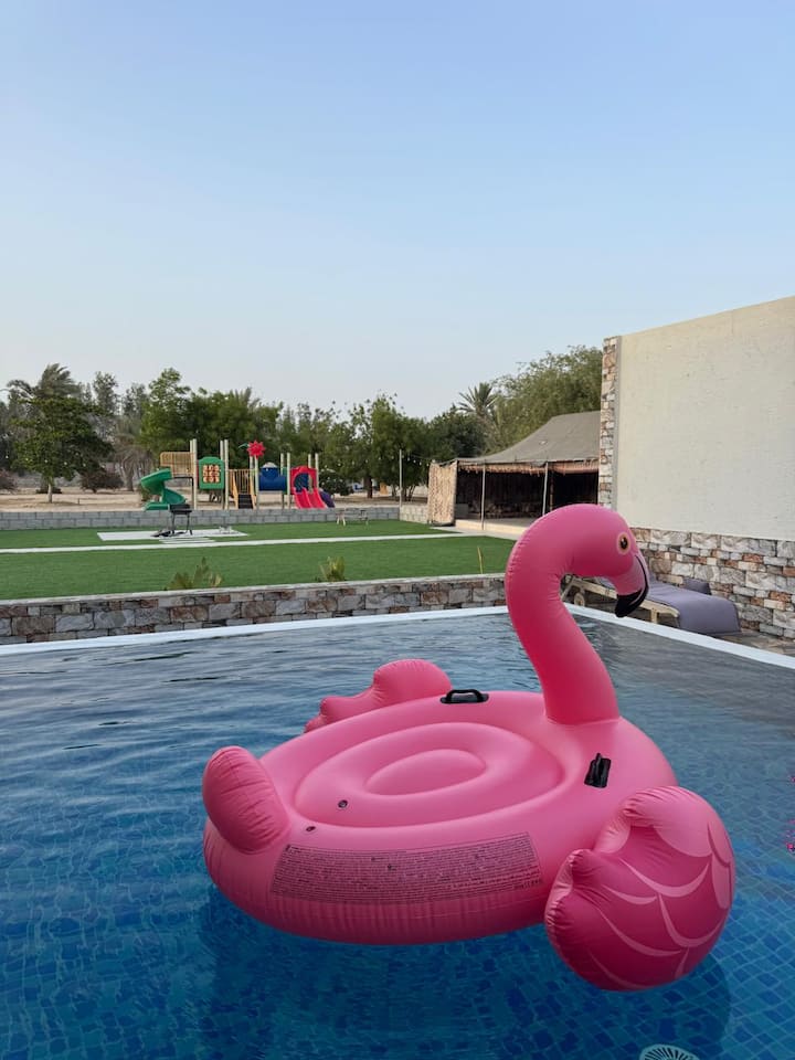 Farmhouse Near Yas Island: Swimming Pool & Majlis - Abu Dhabi