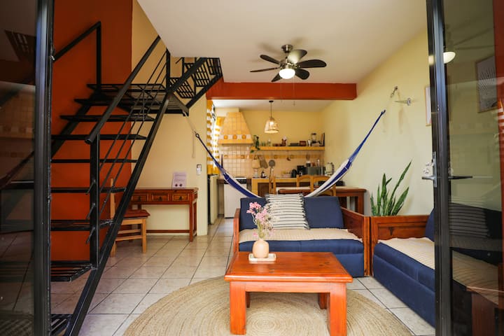 Loft Cama Extra Grande Centro Wifi - Oaxaca