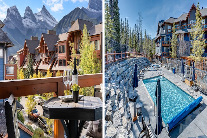 Stunning Mountain Views | Pool & Hottubs | Near Dt - Canmore