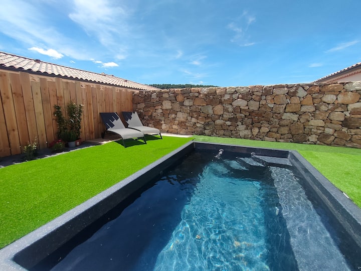 Cocon Ardéchois Climatisation Piscine Privée - Largentière