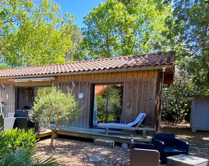 Beau Chalet Avec Terrasse Et Jardin Proche Plage - Lège-Cap-Ferret